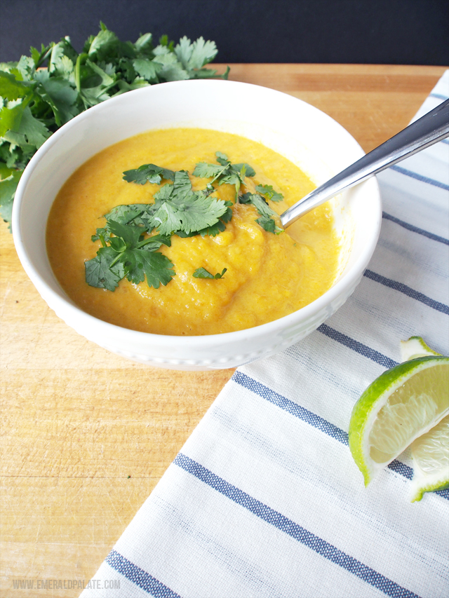 Carrot Parsnip Soup Recipe With Curry And Dukkah Spice The Emerald Palate